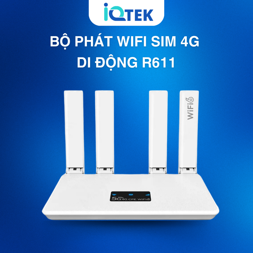 Bộ phát wifi 6 từ sim 4G/5G CPE Model R611, Bảo hành 12 tháng, hàng ...