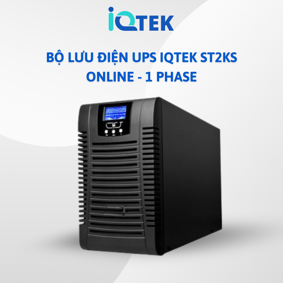 BỘ LƯU ĐIỆN UPS IQTEK ST2KS ONLINE - 1 PHASE - IQTek