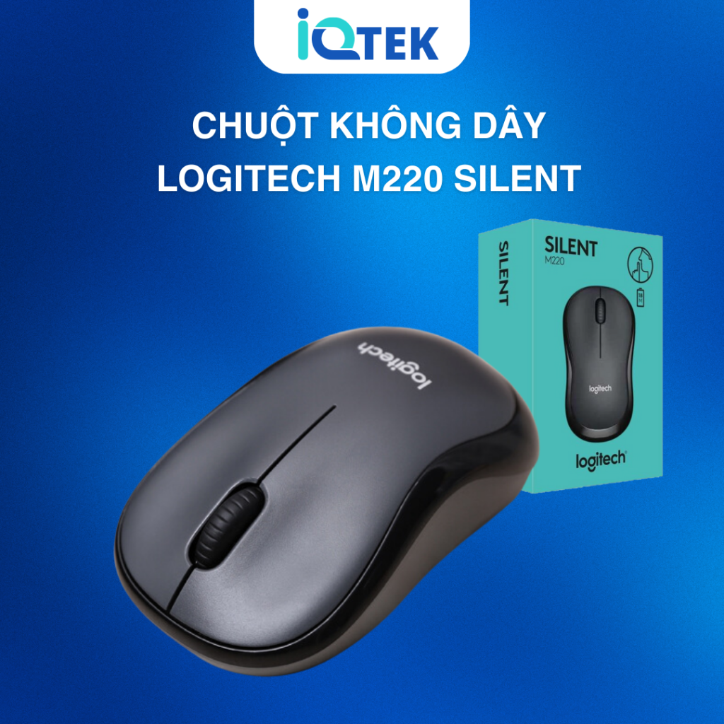 Chuột Không Dây Logitech M220 Silent - IQTek