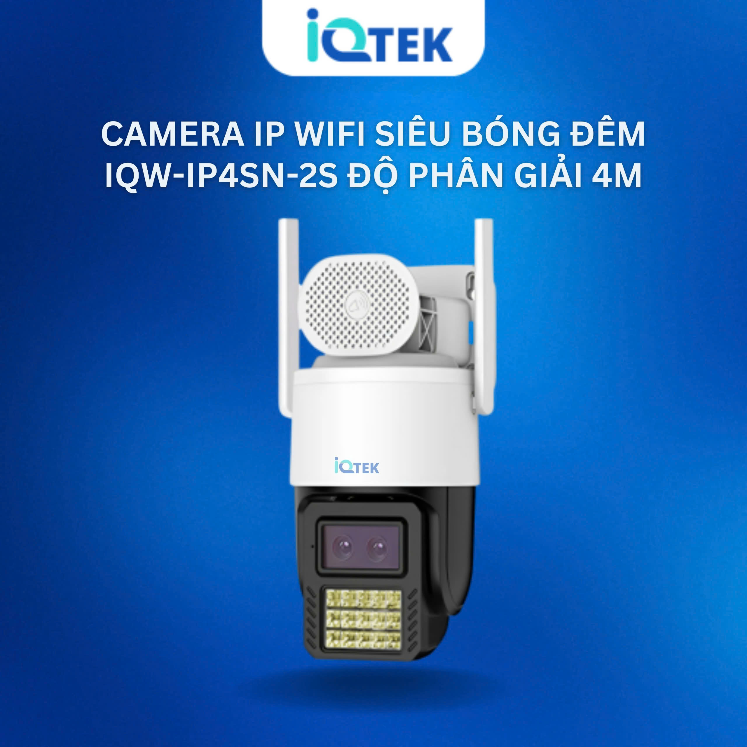 Camera IP Wifi IQtek Công nghệ AI Siêu Bóng Đêm 4M - Dual Lens - Model ...